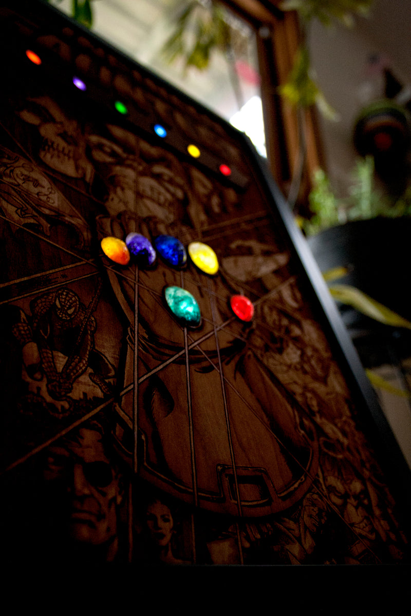 laser engraved Infinity Gauntlet – spitfirelabs