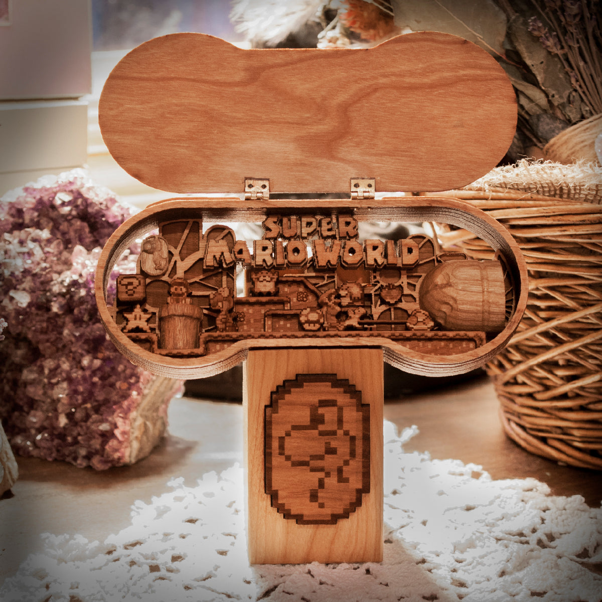 Super Mario World SNES Shadowbox – spitfirelabs