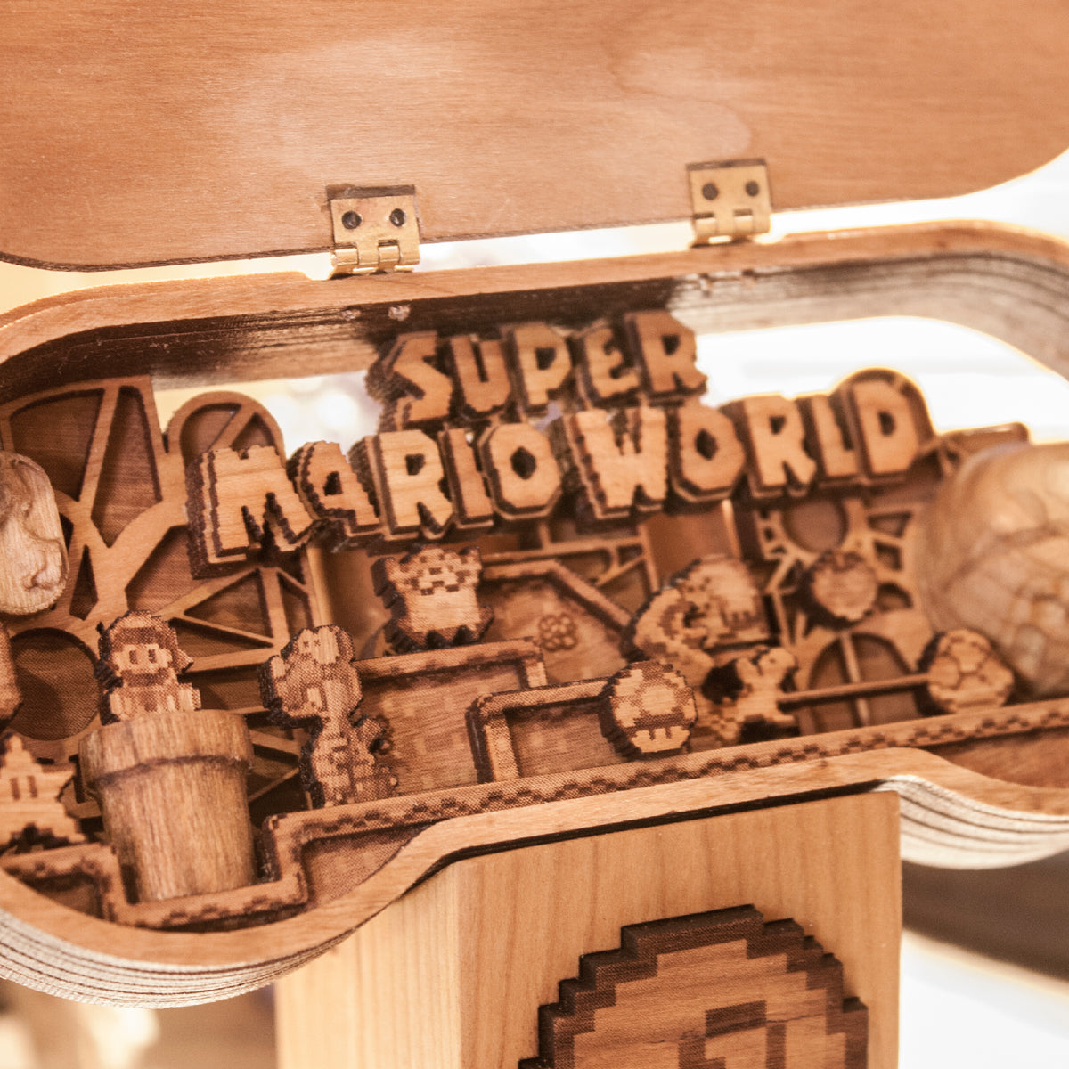 Super Mario World SNES Shadowbox – spitfirelabs